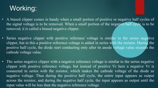 Clipper and clamper circuits | PPTX
