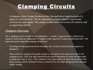 Clipper and clampers | ODP