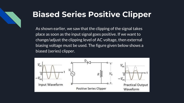 Clipper circuit | PPTX | Digital Audio | Computer Software and Applications
