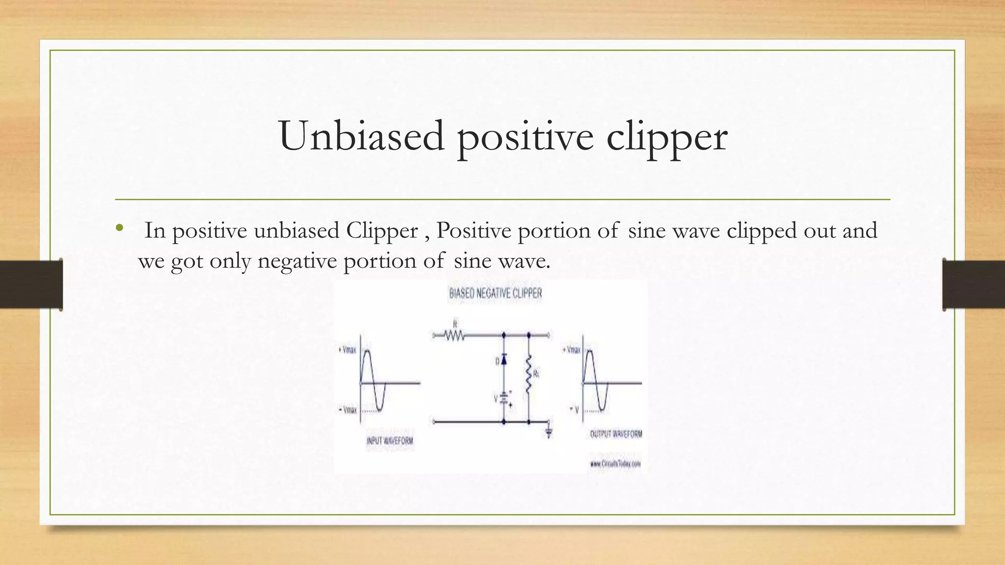 Clipper circuits | PPTX