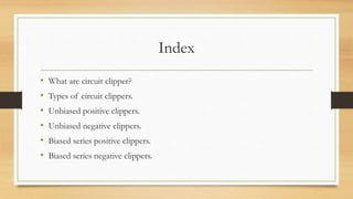 Clipper circuits | PPTX