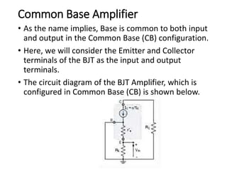 CLIPPER AND CLAMPER AND BIPOLAR JUNCTION TRANSISTER AMPLIFIER | PPT