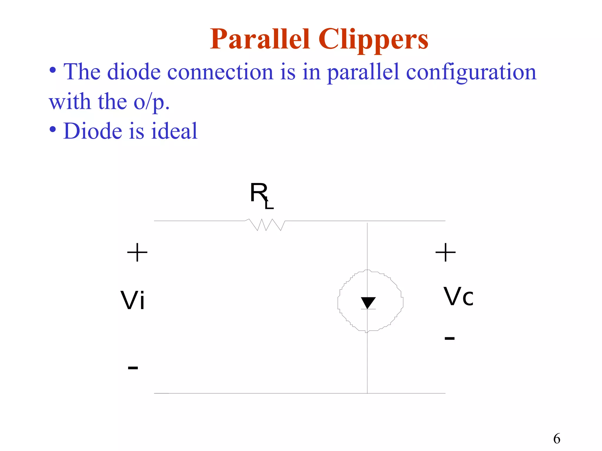 Clippers and clampers | PPT