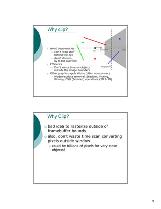 Clipping | PDF | 3-D Graphics | Computer Software and Applications