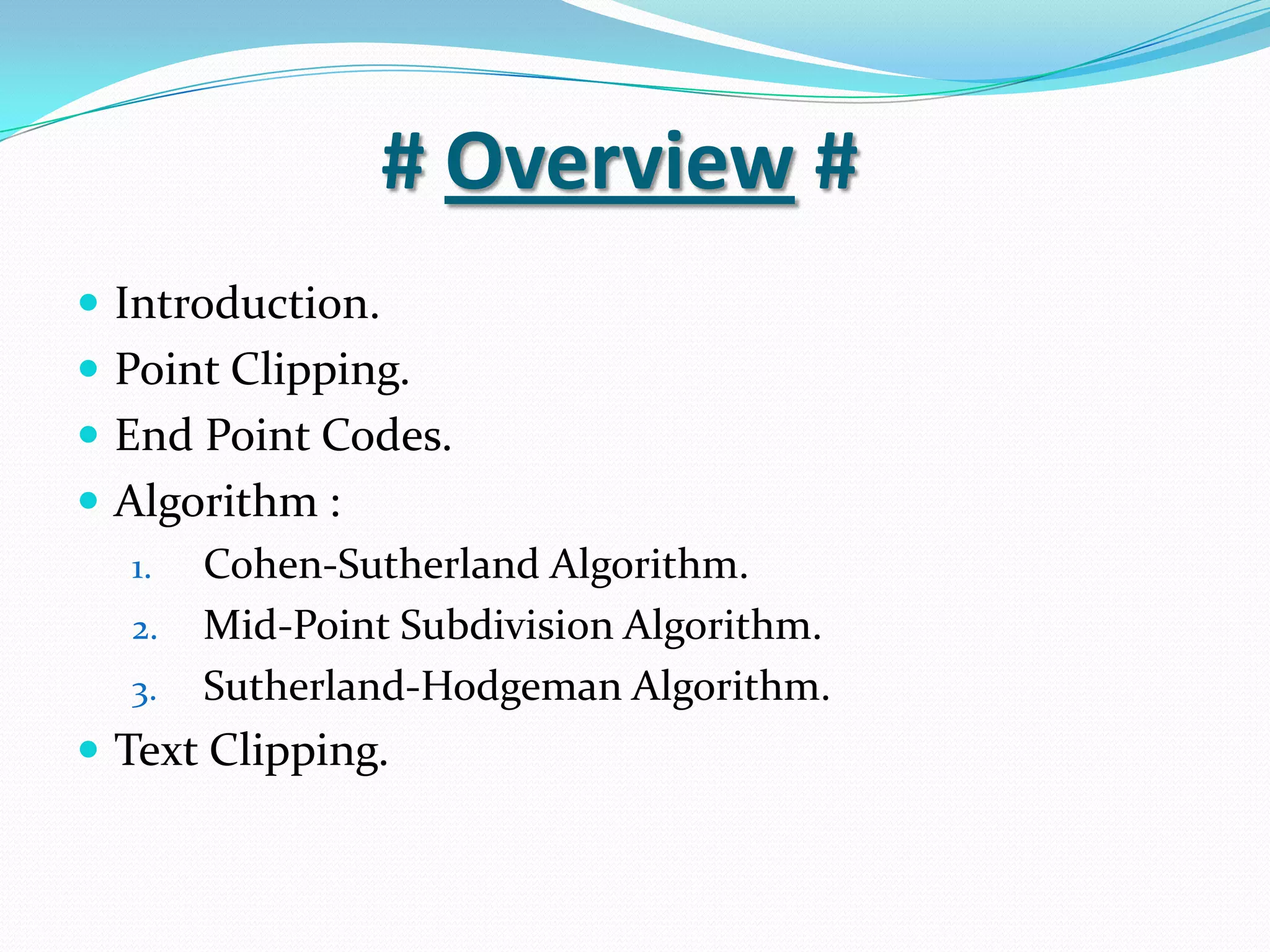 Clipping in Computer Graphics | PPTX