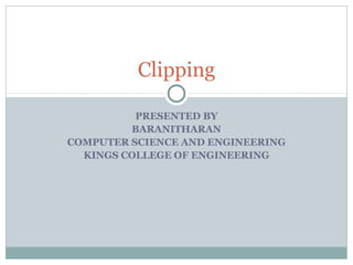 Clipping in Computer Graphics | PPT
