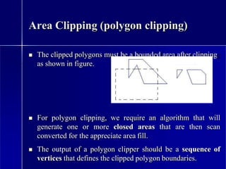 Clipping computer graphics | PPTX