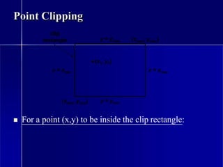 Clipping computer graphics | PPTX