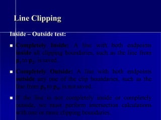 Clipping computer graphics | PPTX