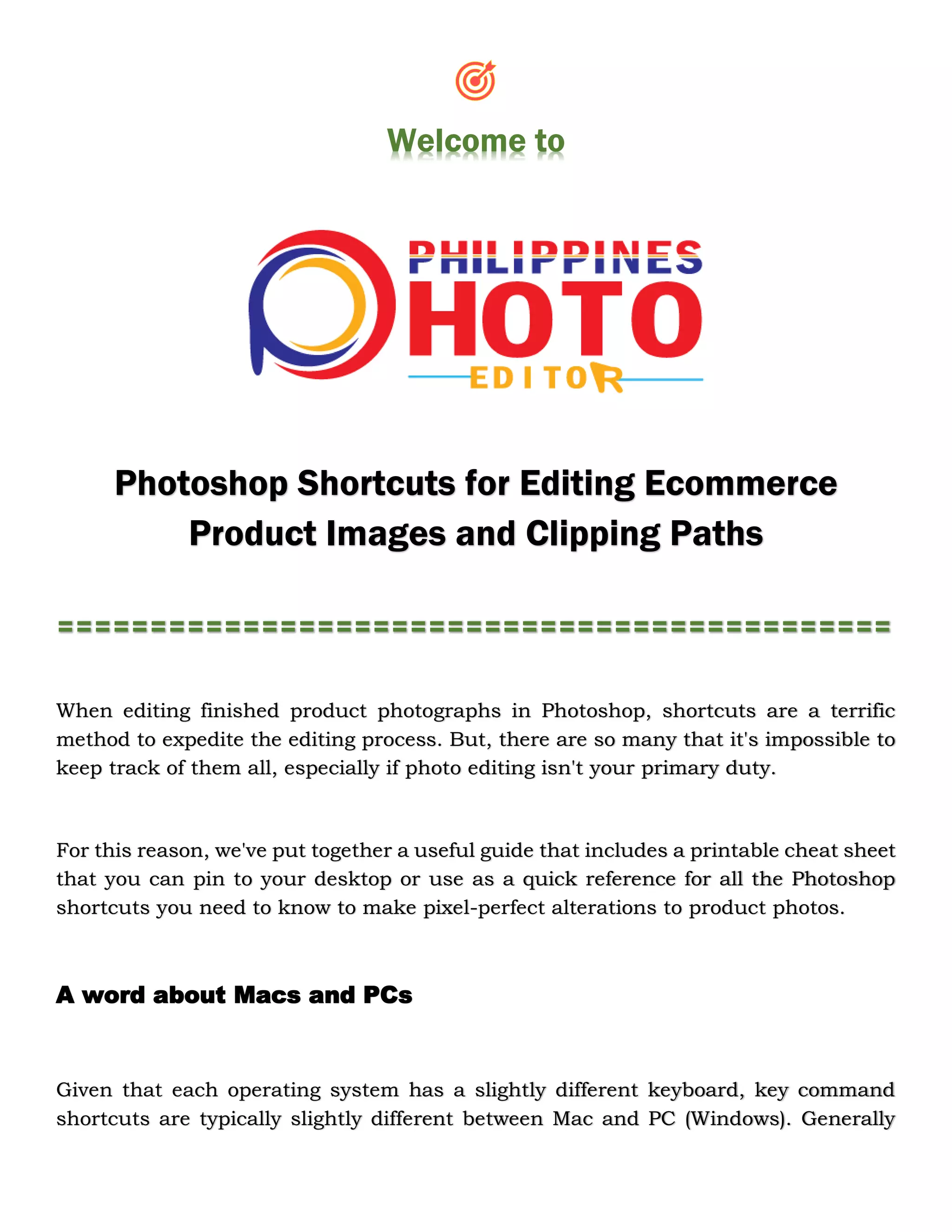 Clipping Path Service-Photo Editor PH | PDF