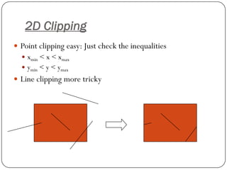Clipping in 2 d | PPTX