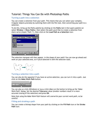 Tutorial: Photoshop Paths Explained | DOC