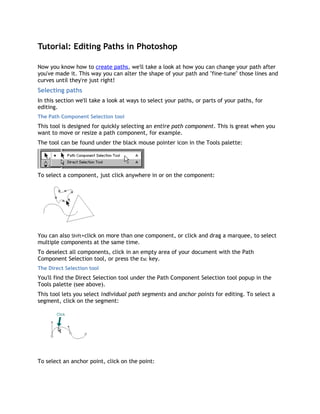 Tutorial: Photoshop Paths Explained | DOC