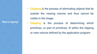 Clipping & Rasterization | PPTX