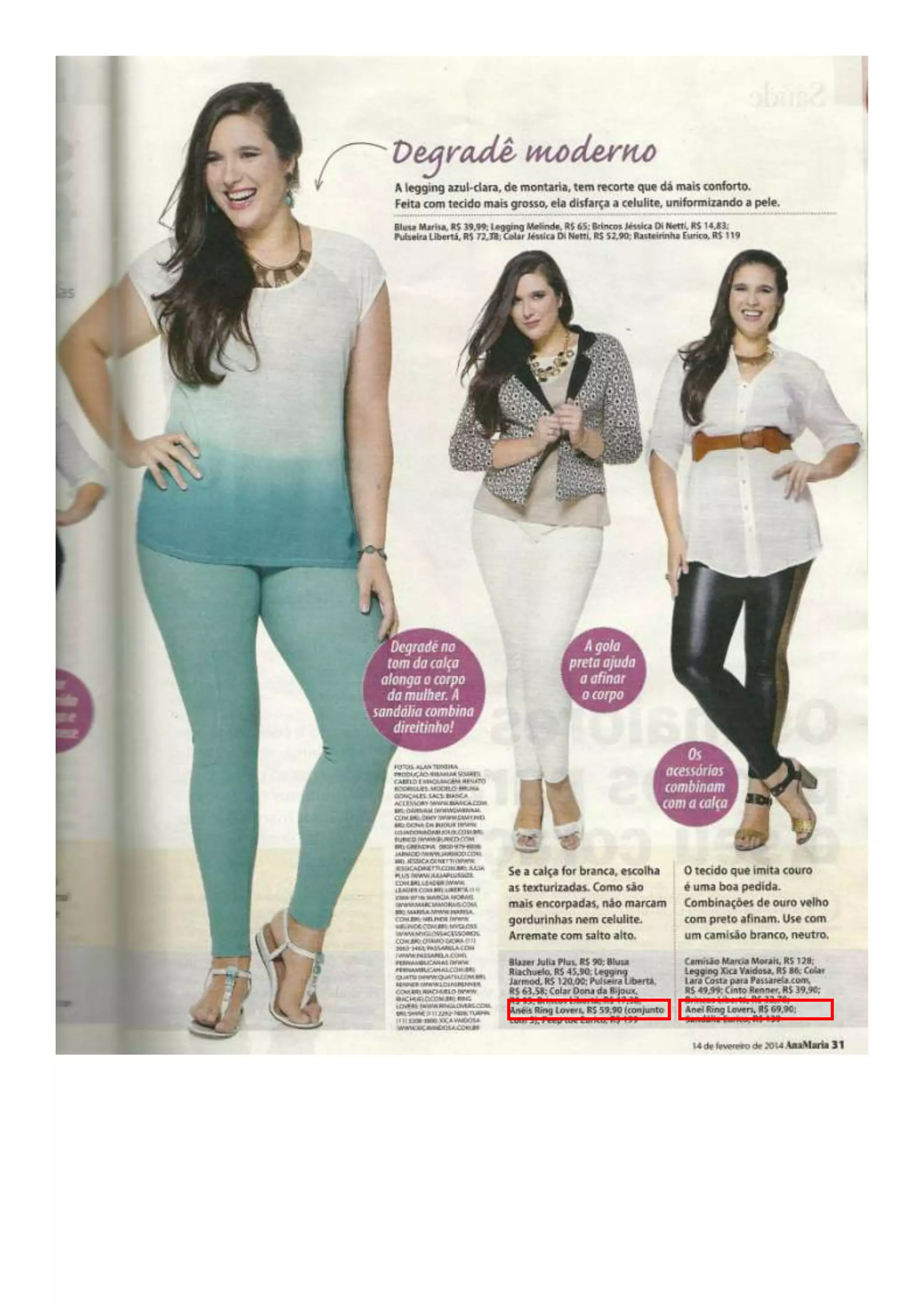 Clipping ring lovers revista ana maria | DOCX