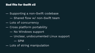 A Look at Command Line Swift | PPT