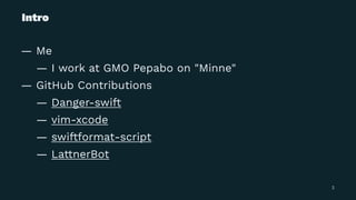 A Look at Command Line Swift | PPT
