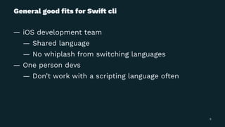 A Look at Command Line Swift | PPT