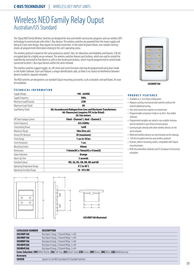 Clipsal control system 2008 | PDF