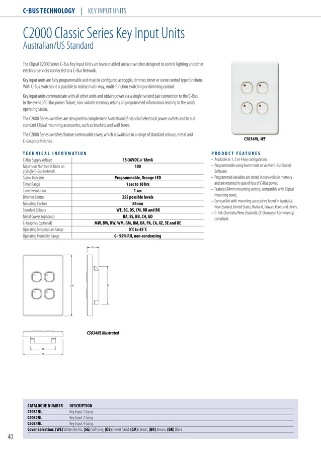 Clipsal control system 2008 | PDF
