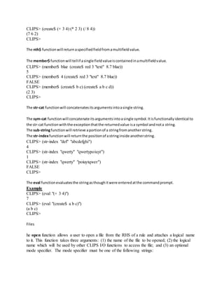 Clips basics how to make expert system in clips | facts adding | rules ...