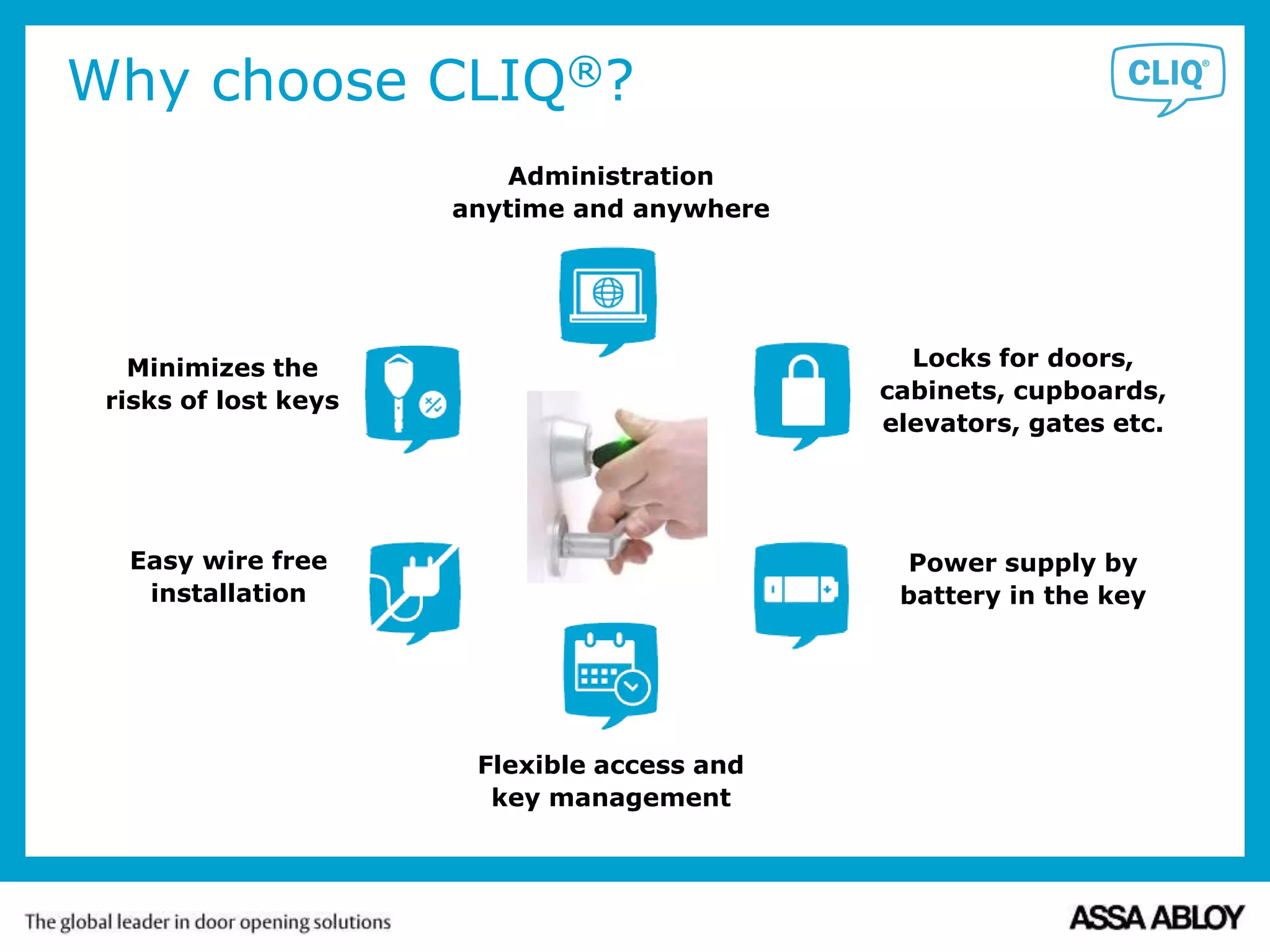 ASSA ABLOY - CLIQ® Intro 2016 | PPT