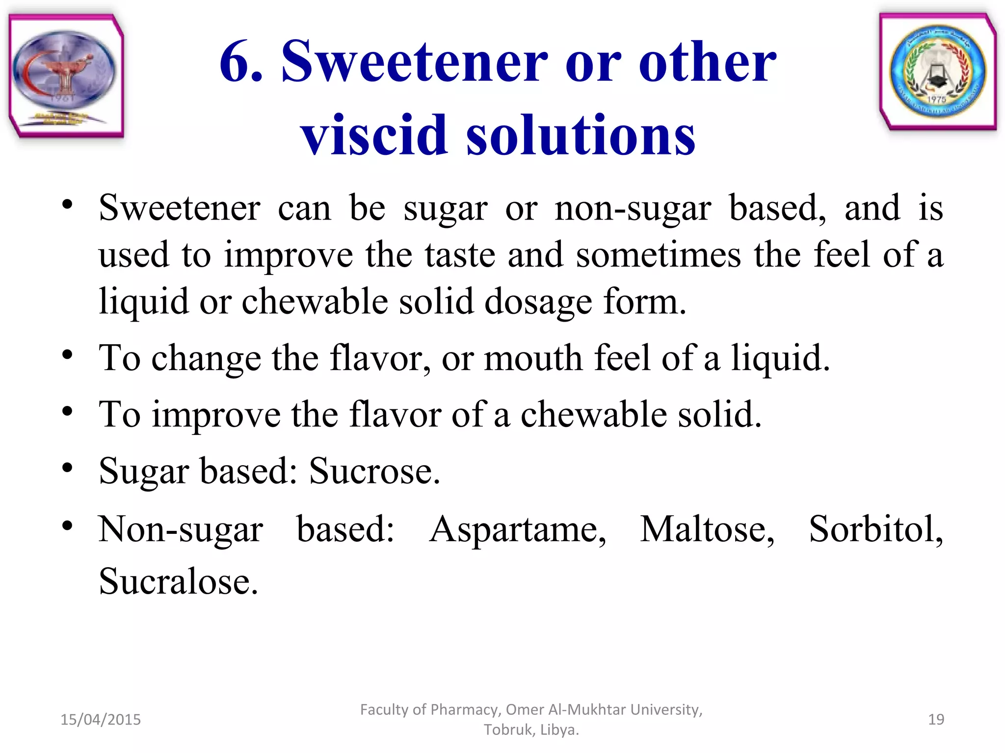 Liquid dosage forms | PPT