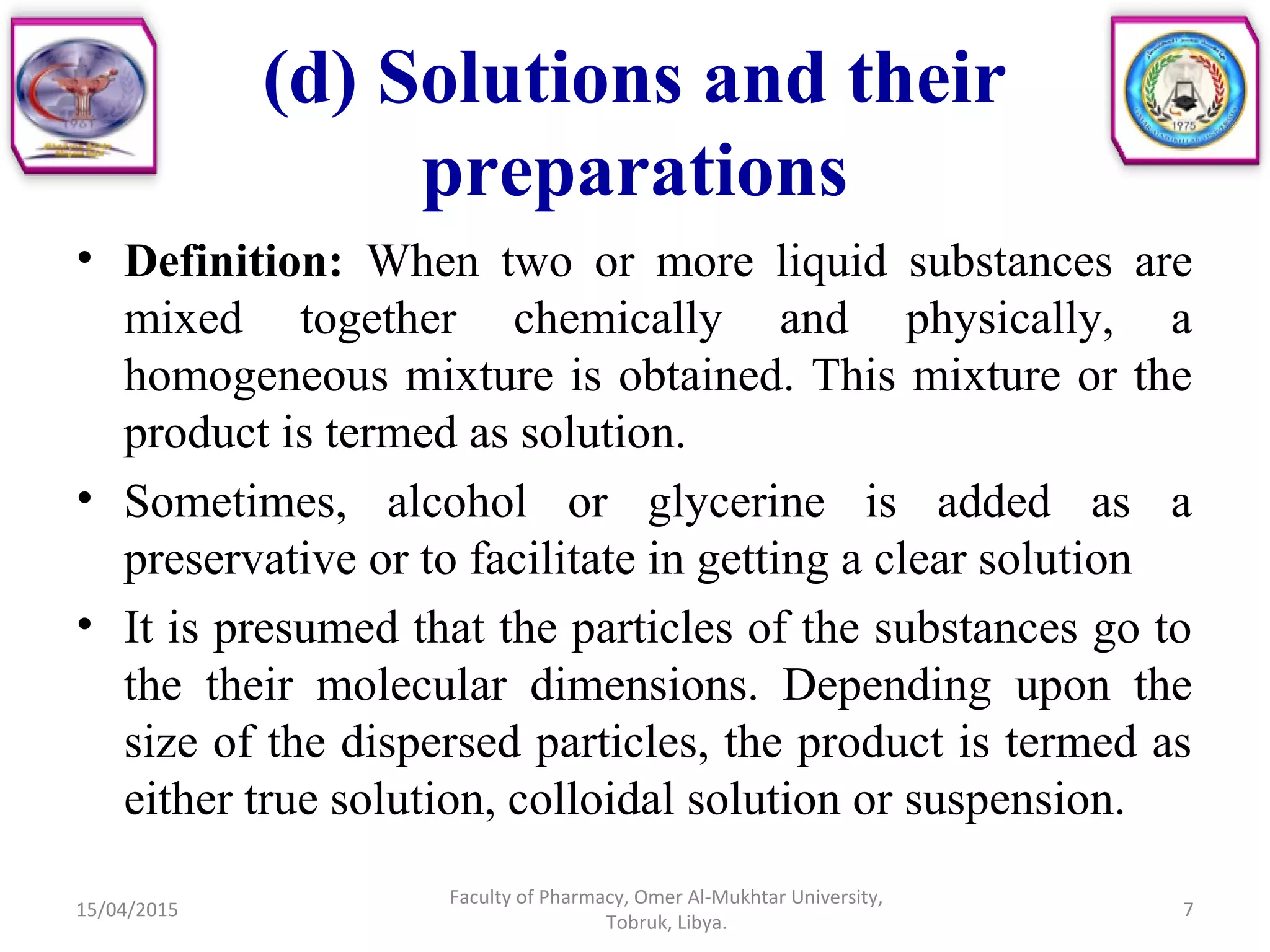 Liquid dosage forms | PPT