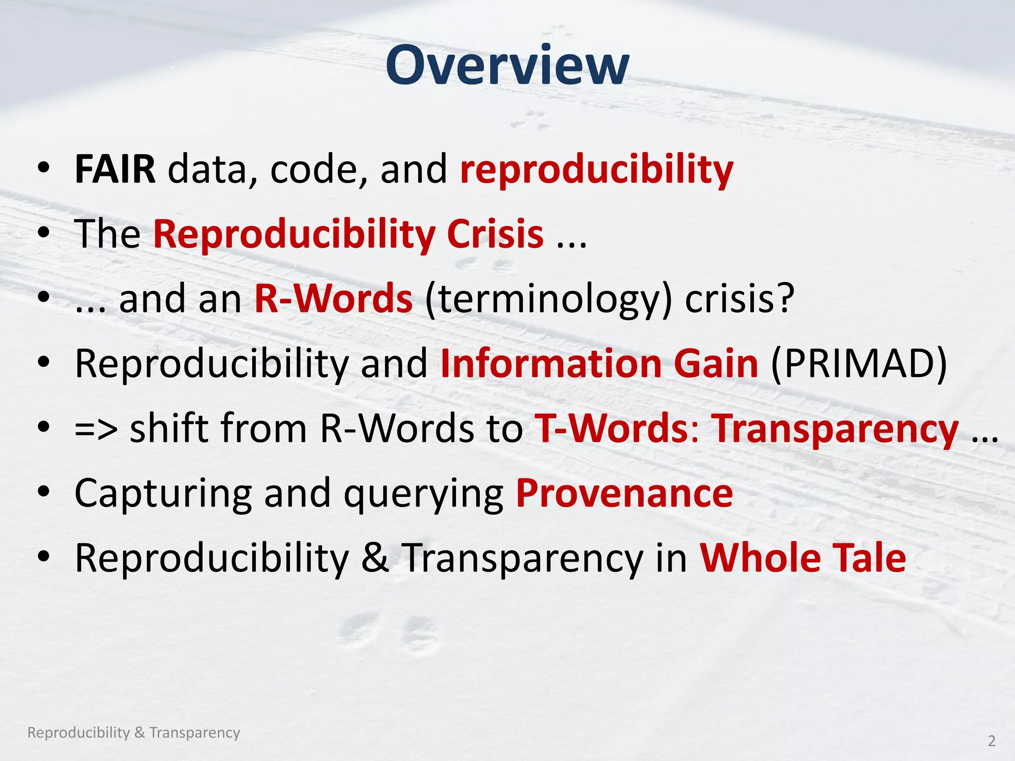 Computational Reproducibility vs. Transparency: Is It FAIR Enough? | PPT Computational Reproducibility vs. Transparency: Is It FAIR Enough? | PPT