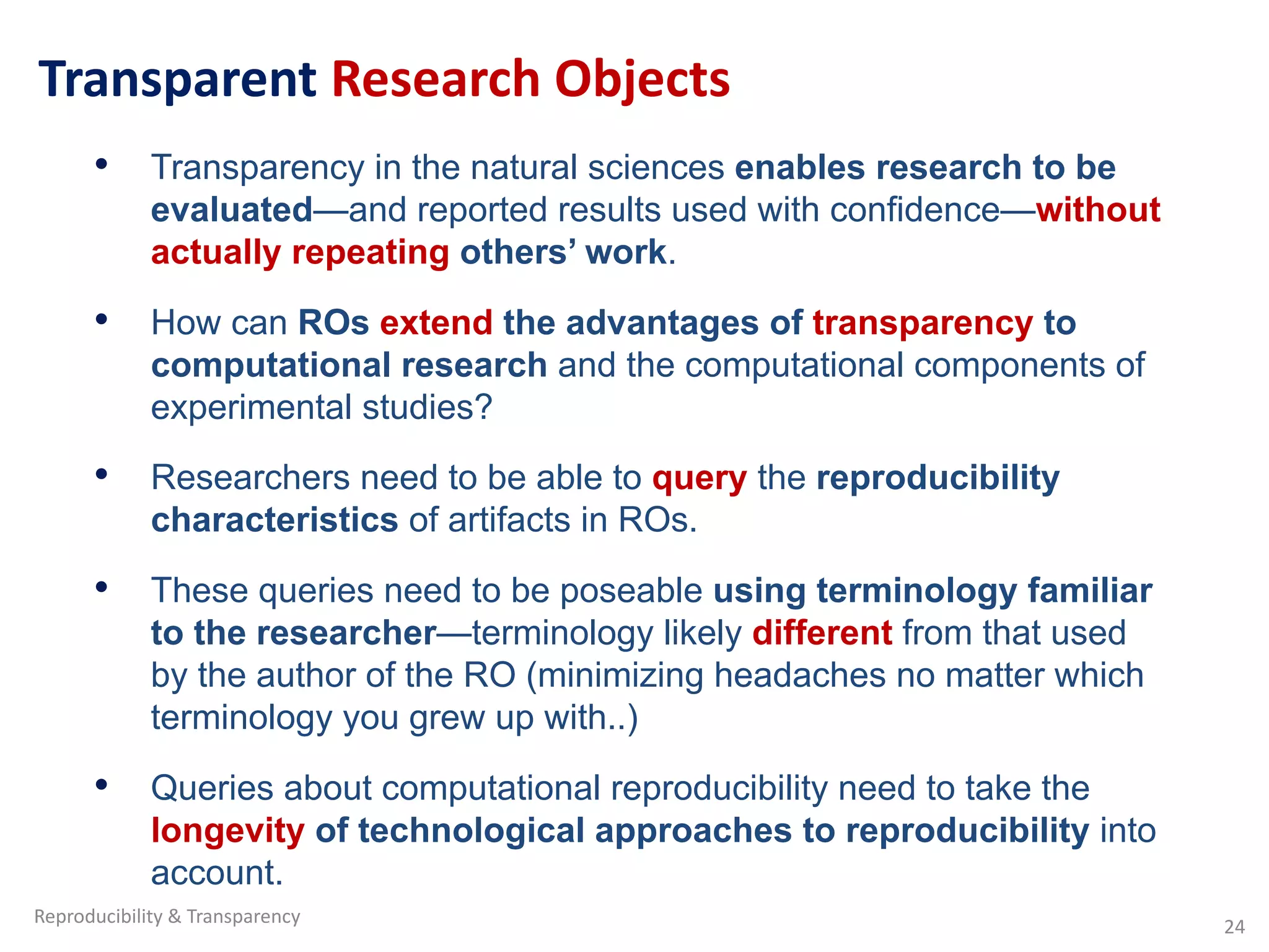Computational Reproducibility vs. Transparency: Is It FAIR Enough? | PDF
