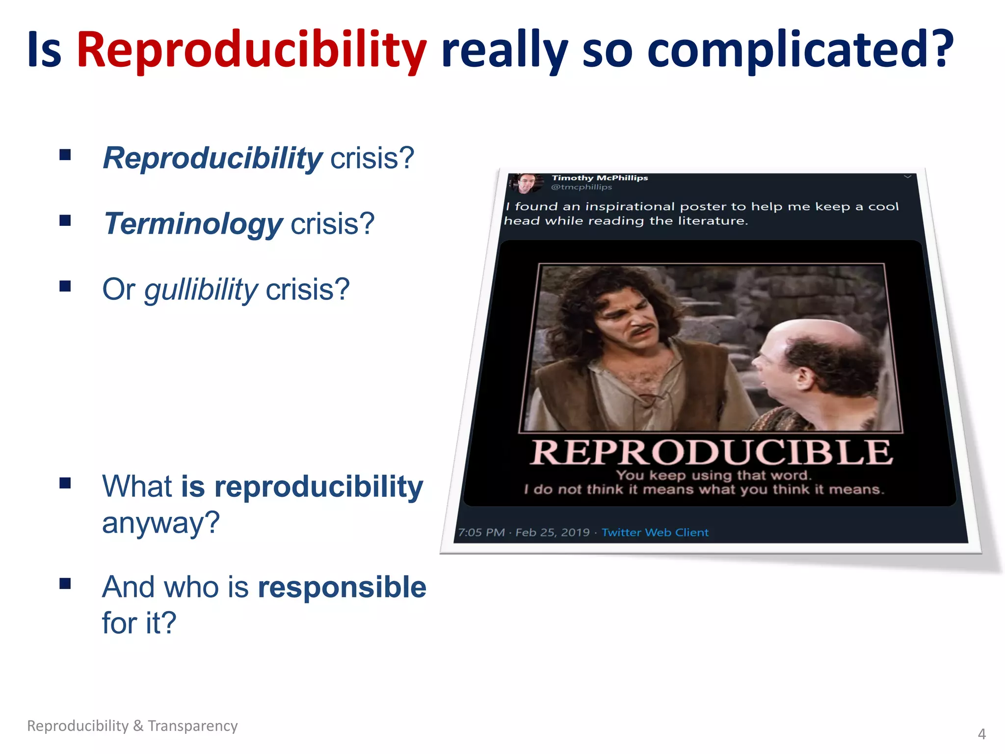 Computational Reproducibility vs. Transparency: Is It FAIR Enough? | PPT Computational Reproducibility vs. Transparency: Is It FAIR Enough? | PPT