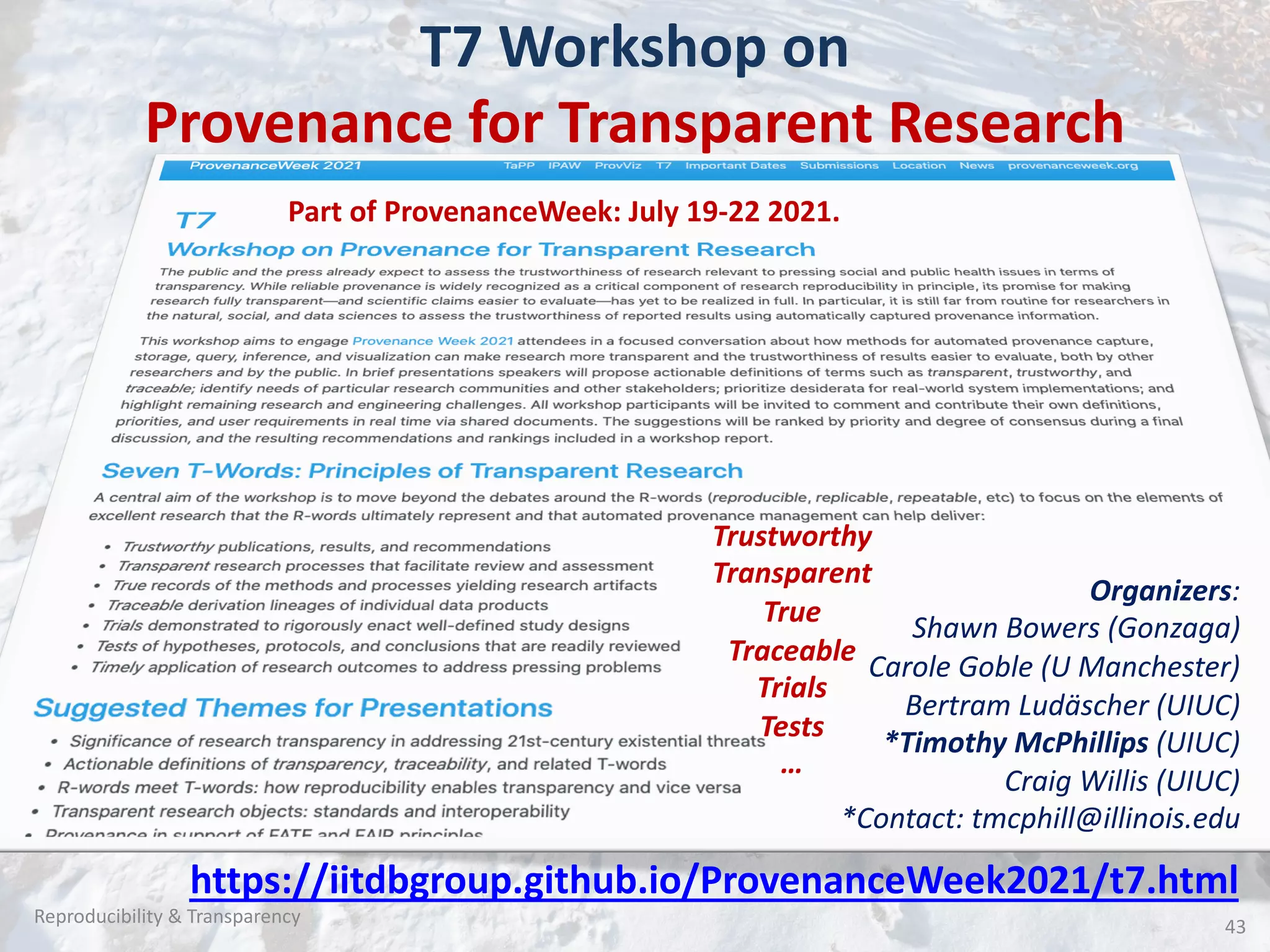 Computational Reproducibility vs. Transparency: Is It FAIR Enough? | PDF