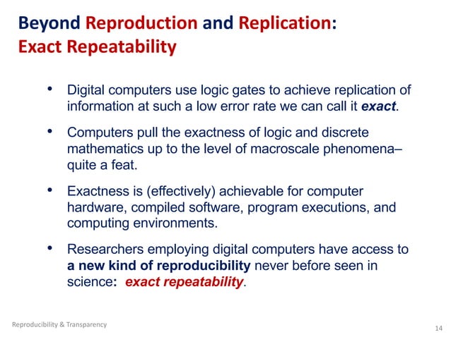Computational Reproducibility vs. Transparency: Is It FAIR Enough? | PDF