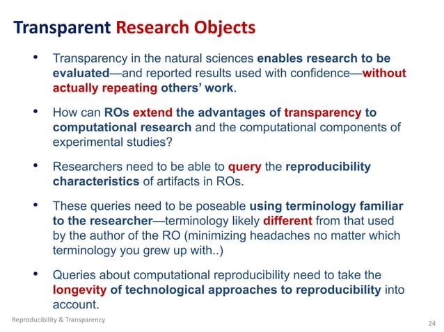 Computational Reproducibility vs. Transparency: Is It FAIR Enough? | PDF
