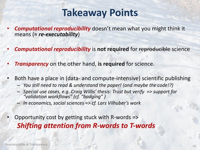 Computational Reproducibility vs. Transparency: Is It FAIR Enough? | PDF