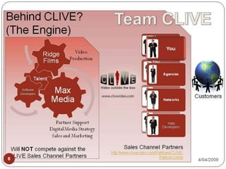 CLIVE video Sales Partner Program | PPTX