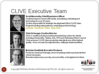 CLIVE video Sales Partner Program | PPTX
