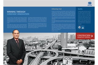 Jaypee India Limited, Kolkata, Construction Equipments | PDF