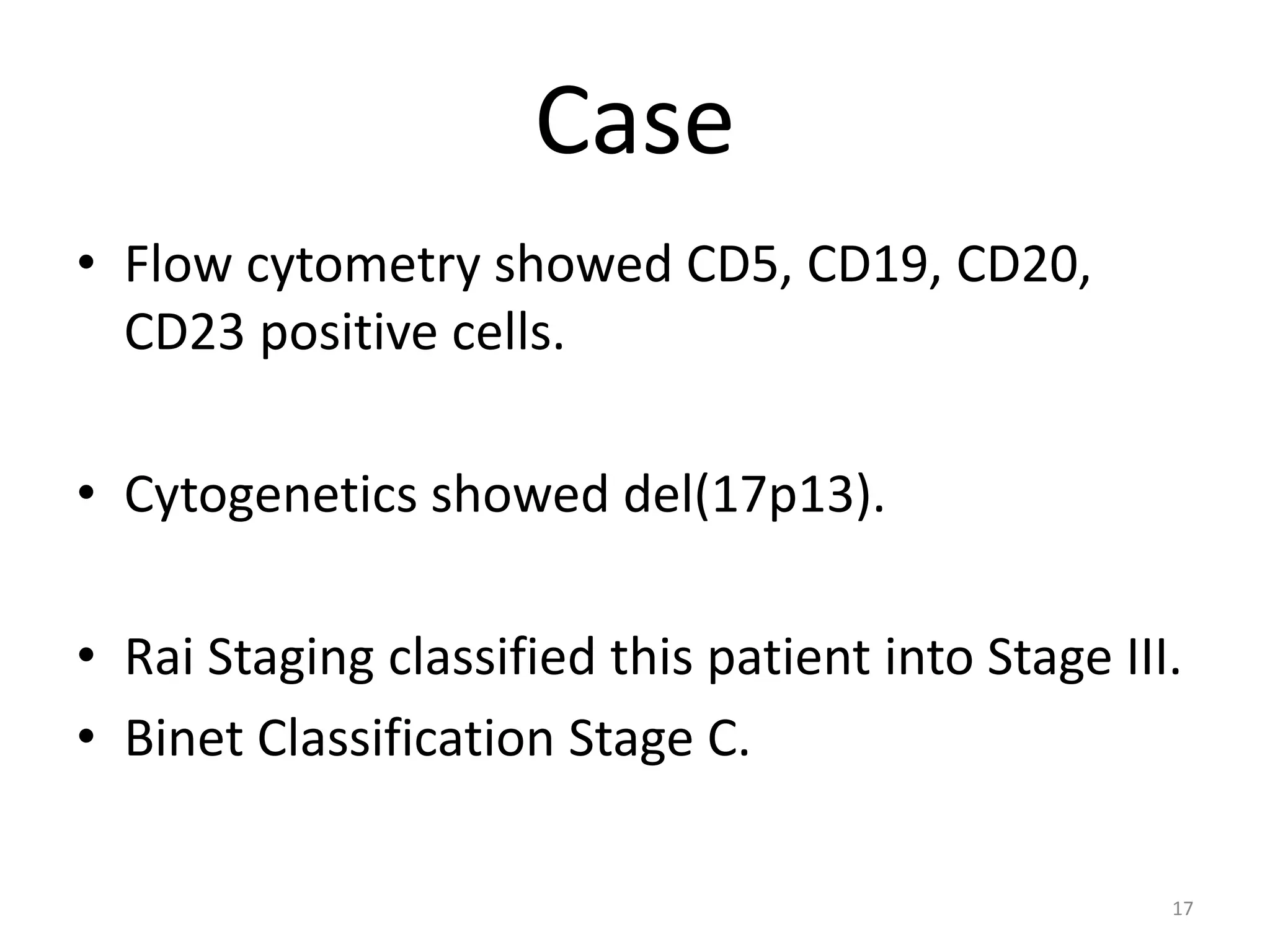 Chronic lymphocytic leukemia | PPTX