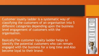 CLL customer relationship ladder pptxmbc | PPTX