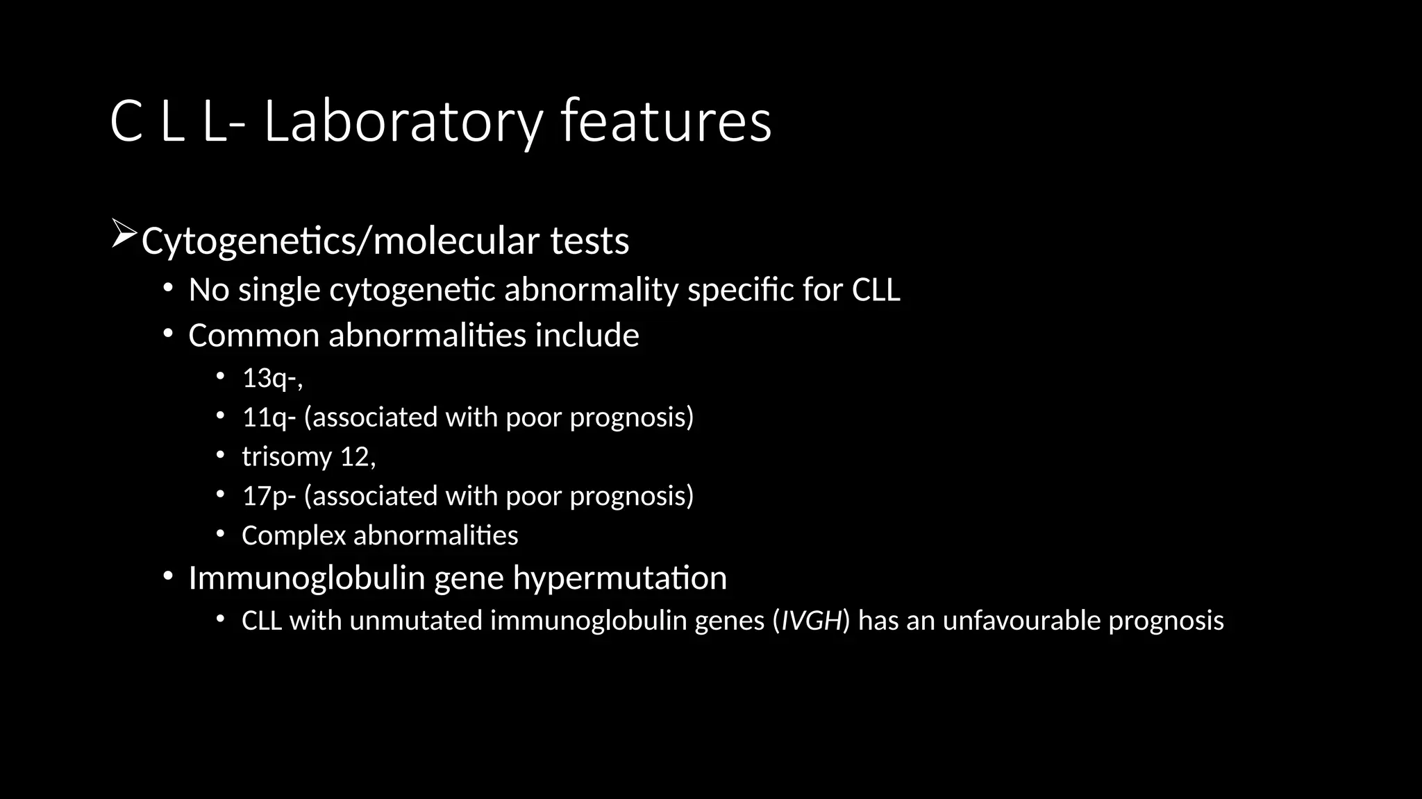 Chronic lymphocytic Leukemia slide CLL.pptx