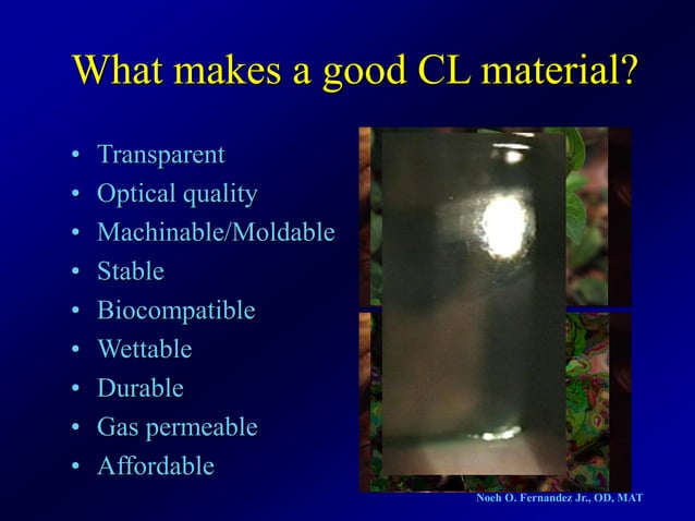 rigid contact lens materials, oxygen transmissibility, oxygen ...