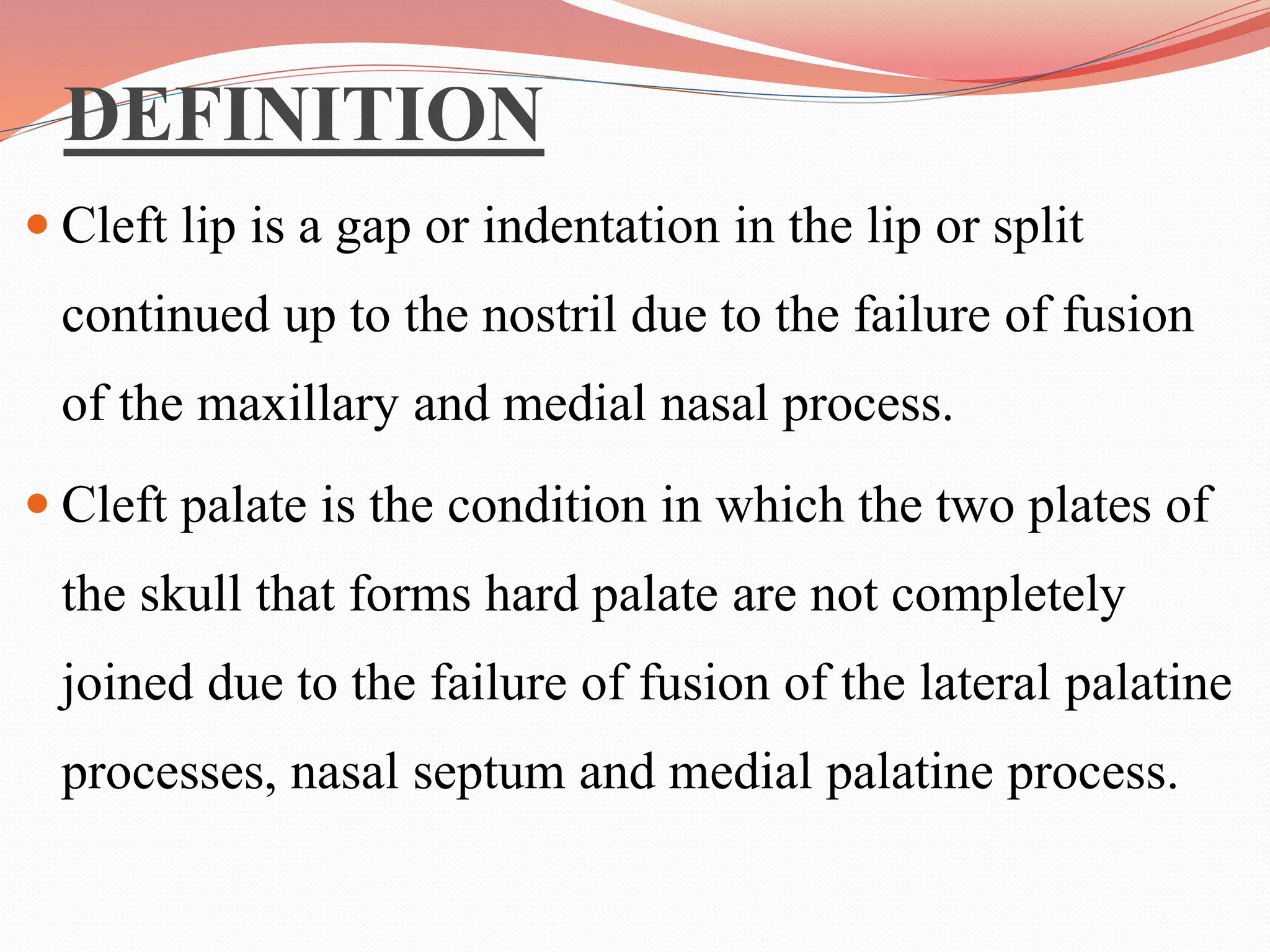 cleft lip and palate | PPTX