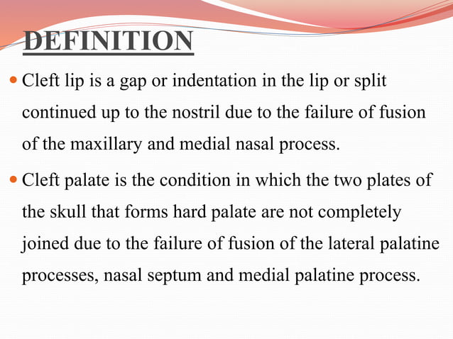 cleft lip and palate | PPTX | Ear, Nose and Throat Conditions ...