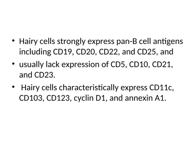 Chronic lymphocytic leukemia (CLL) in blood) | PPT