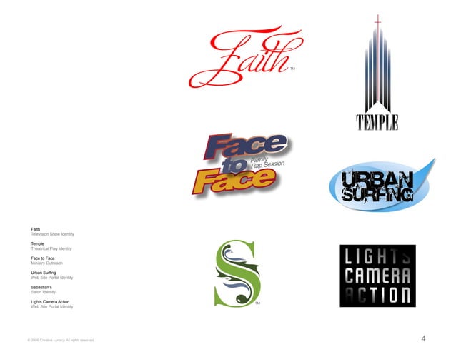 Creative Lunacy Logos | PPT