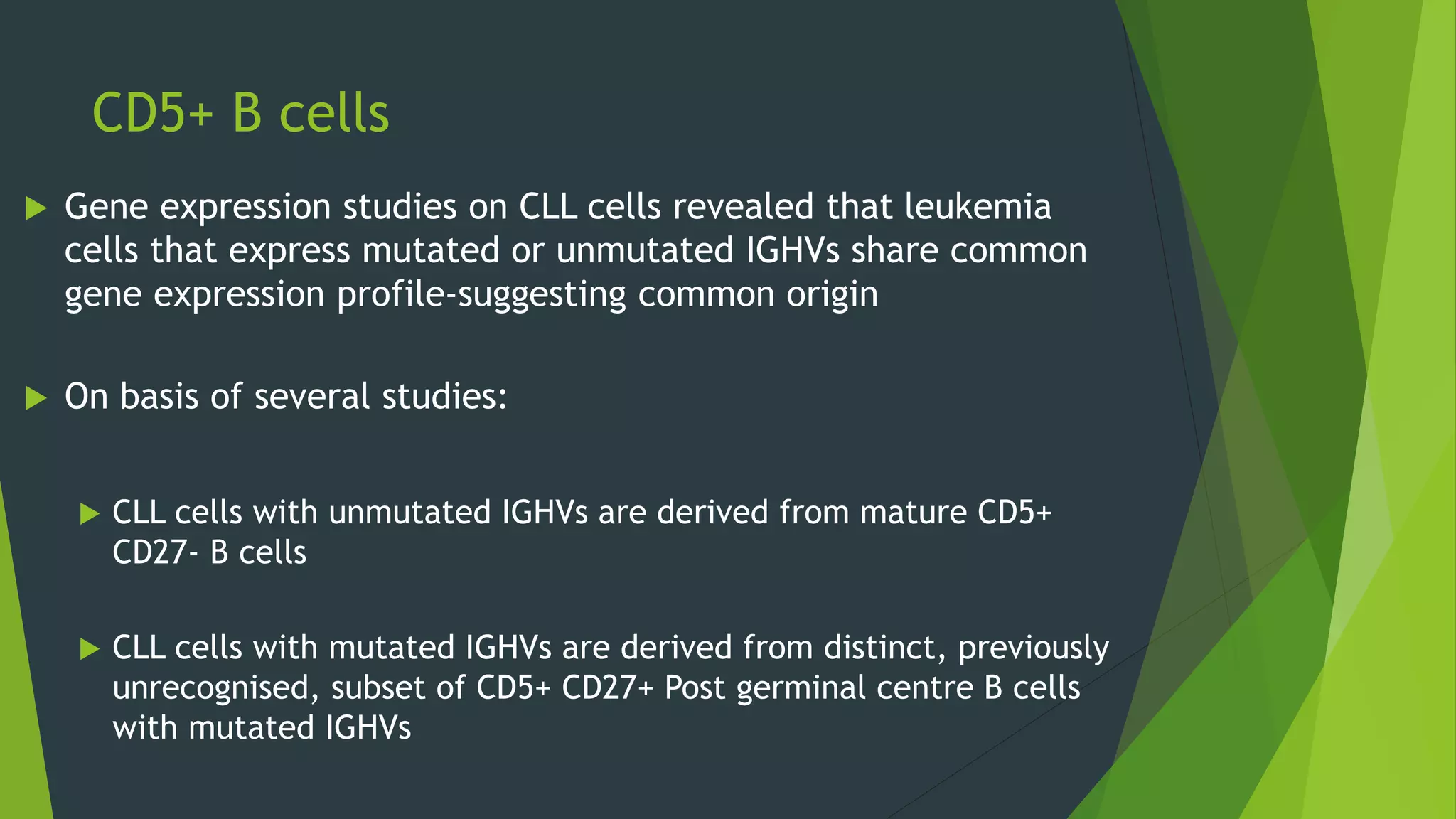 Cll pathogenesis and targeted therapy | PPTX