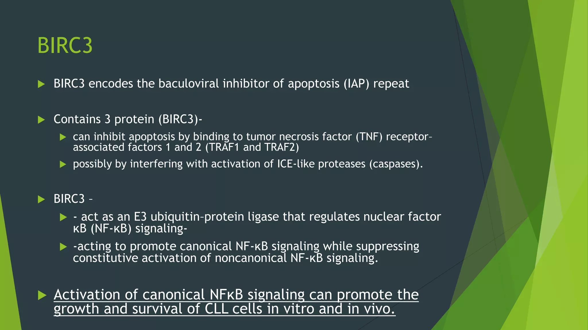 Cll pathogenesis and targeted therapy | PPTX