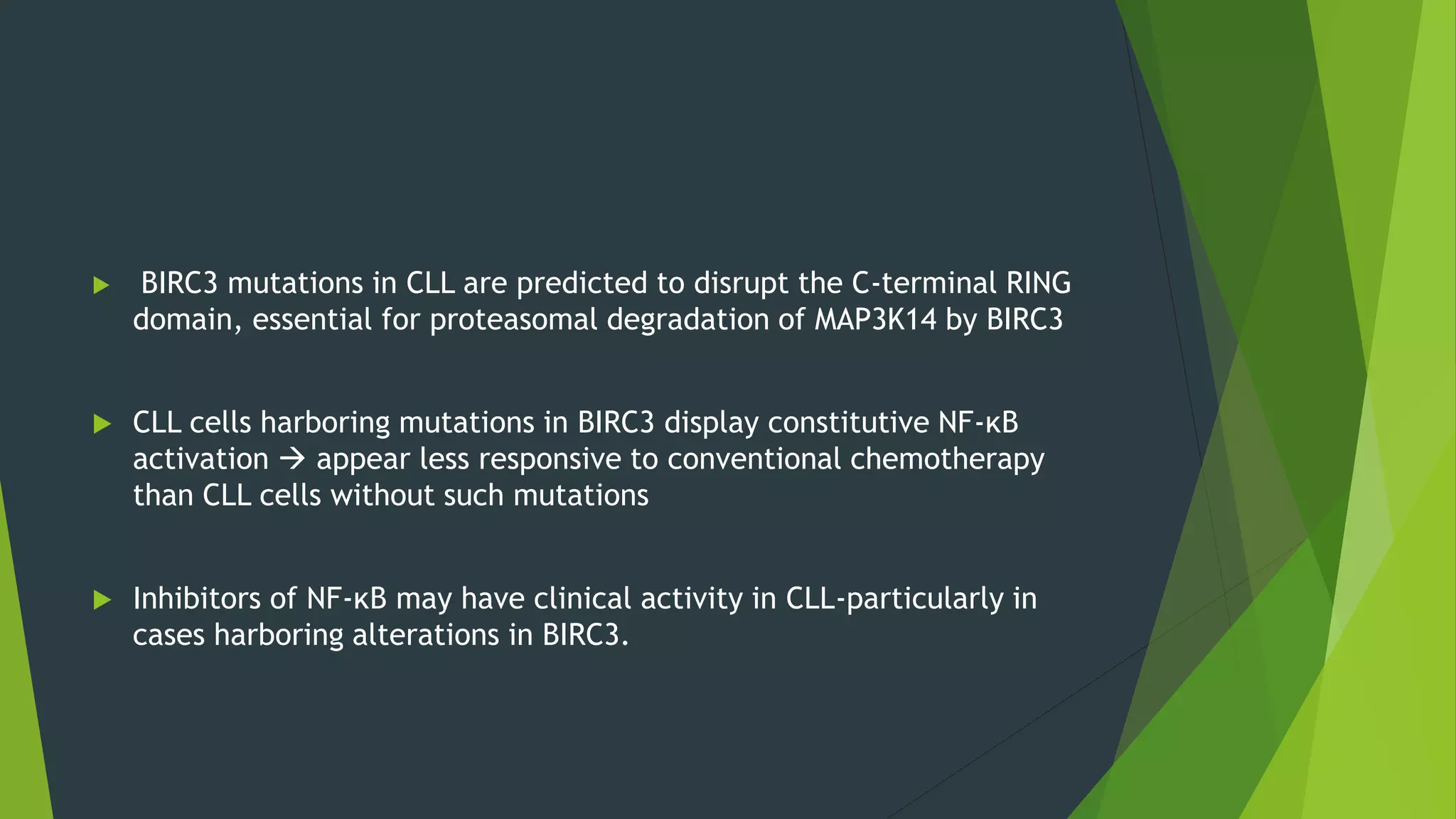 Cll pathogenesis and targeted therapy | PPTX