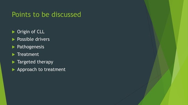 Cll pathogenesis and targeted therapy | PPT